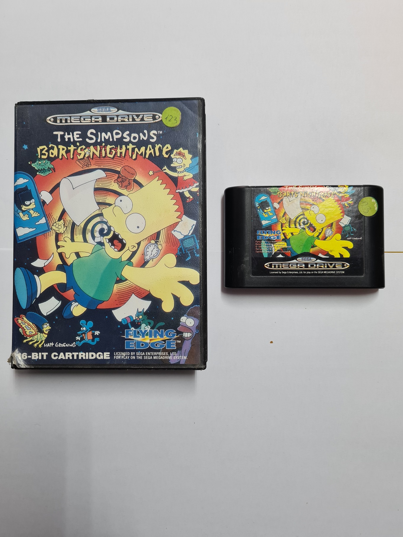 The Simpsons: Bart's Nightmare mega drive | SEGA | SEGA GENESIS \ MEGA ...
