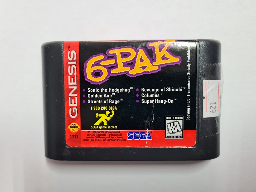 genesis 6-pak | SEGA | SEGA GENESIS \ MEGA DRIVE